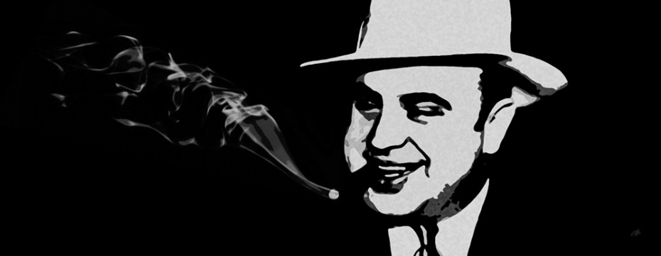 Al Capone Canvas Art Print by LJA Canvas Art